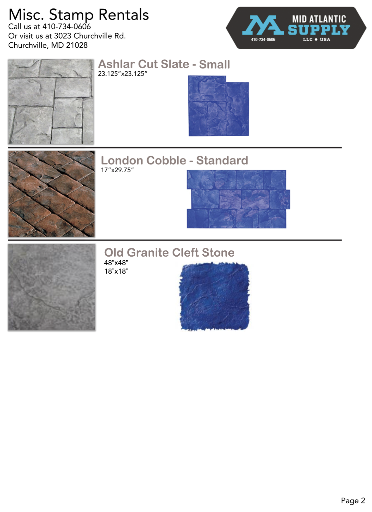 Decorative Concrete | Mid Atlantic Supply